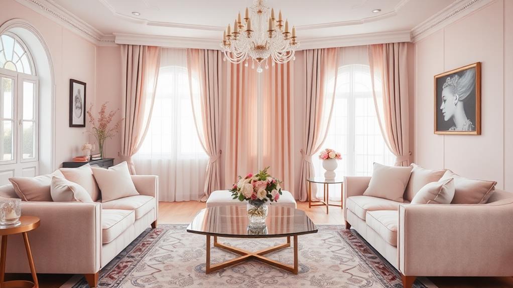 25 Pink Living Room Ideas