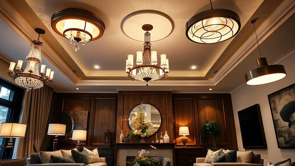 24 Living Room Ceiling Lights Ideas