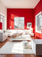24 Cherry Red Bedroom Walls Ideas