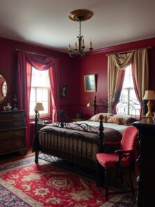 24 Cherry Red Bedroom Walls Ideas