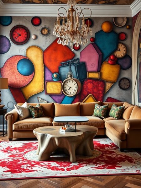 22 Modern Surrealism Living Room Ideas