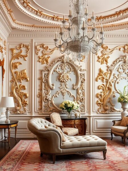 22 Rococo Living Room Decor Ideas