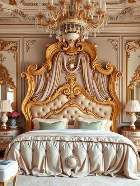 23 Modern French Rococo Bedroom Ideas