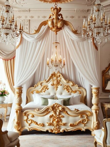 22 Rococo Bedroom Ideas