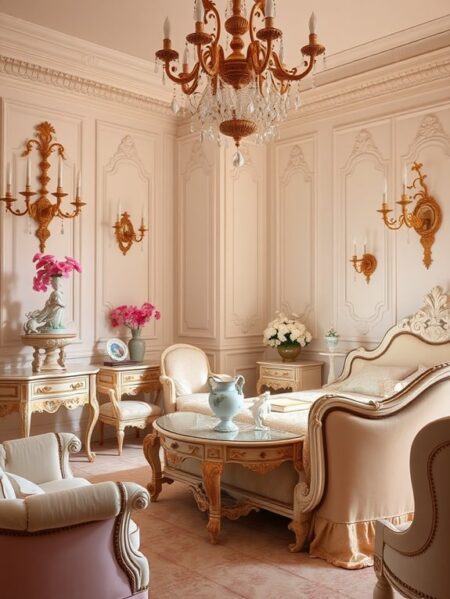 23 Modern French Rococo Bedroom Ideas