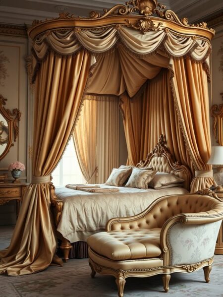 22 Rococo Bedroom Ideas