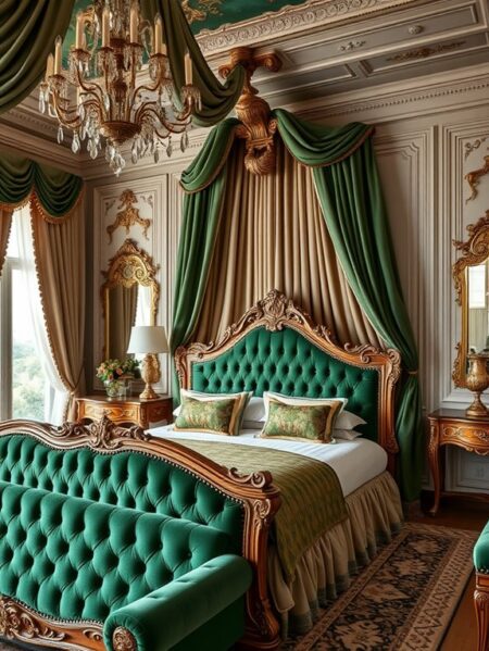 23 Modern French Rococo Bedroom Ideas