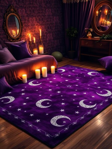 22 Purple Witchy Bedroom Decor Ideas