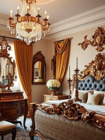 25 Modern Rococo Bedroom Ideas