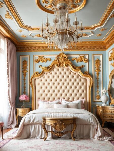 25 Modern Rococo Bedroom Ideas
