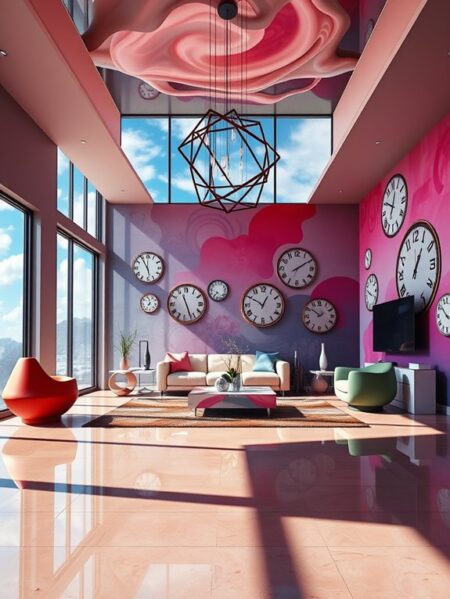 22 Modern Surrealism Living Room Ideas