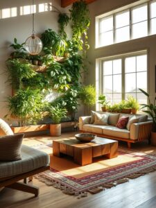 23 Solarpunk Living Room Ideas
