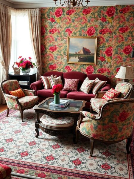 23 Vintage Maximalism Living Room Decor Ideas