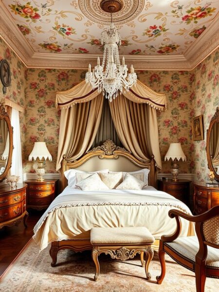 25 Modern Rococo Bedroom Ideas