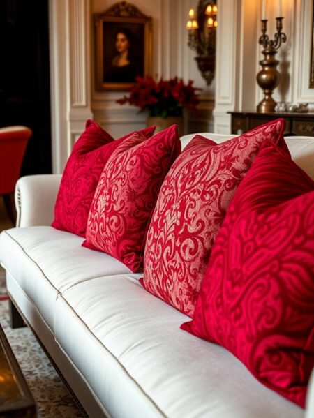 21 Cherry Red Living Room Decor