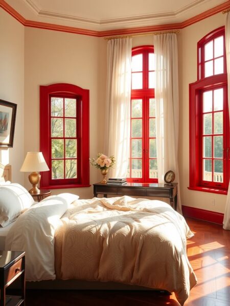 21 Cherry Red Bedroom Ideas