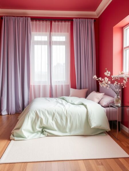 24 Cherry Red Bedroom Walls Ideas