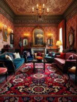 23 Vintage Maximalism Living Room Decor Ideas