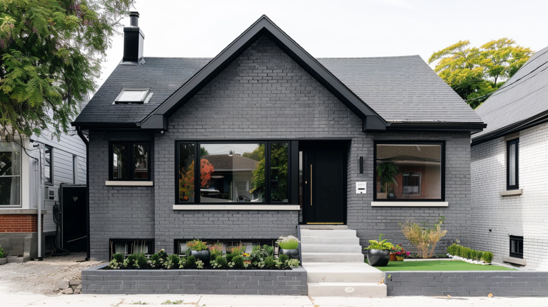 25+ Gorgeous Gray Brick House Exterior Color Palettes for a Stylish Look