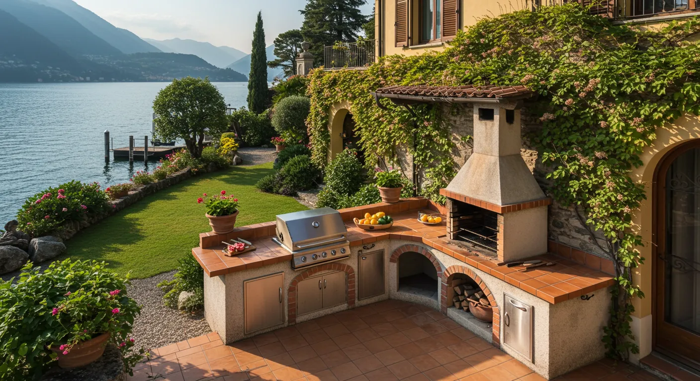 25+ Stylish Lake House Outdoor Kitchen Designs to Elevate Your Entertaining