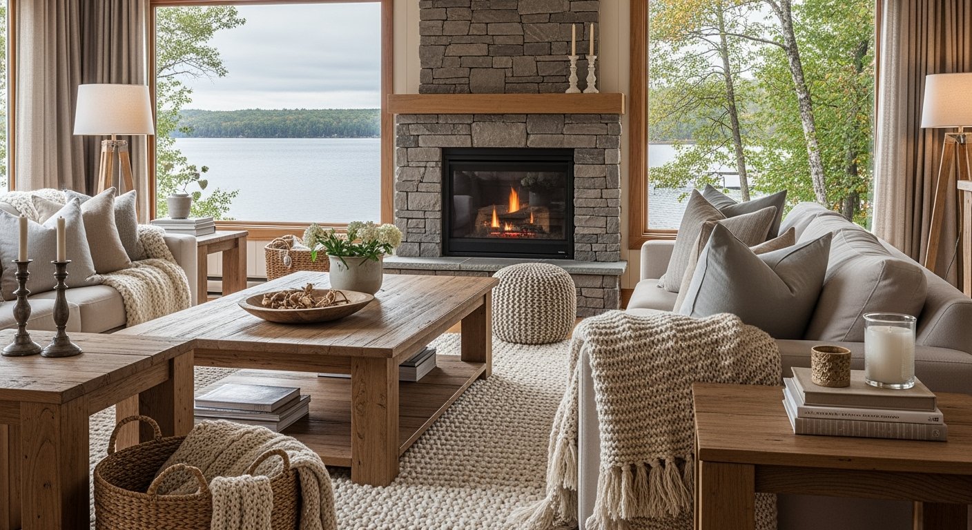 How to Design a Cozy Lake House Interior: A Step-by-Step Guide