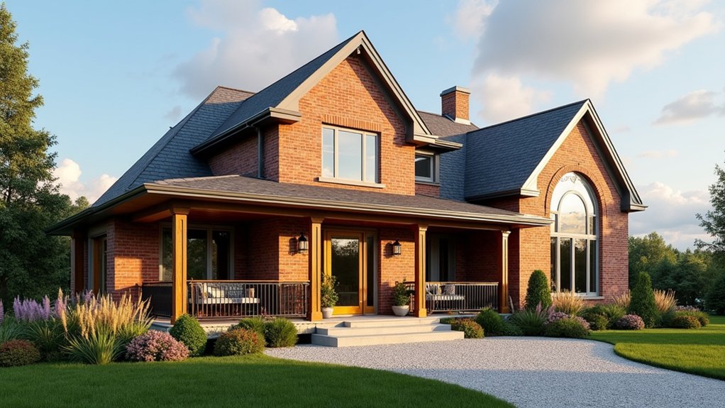 21 Modern Farmhouse Exteriors With Brick That Feel Classic Yet Modern