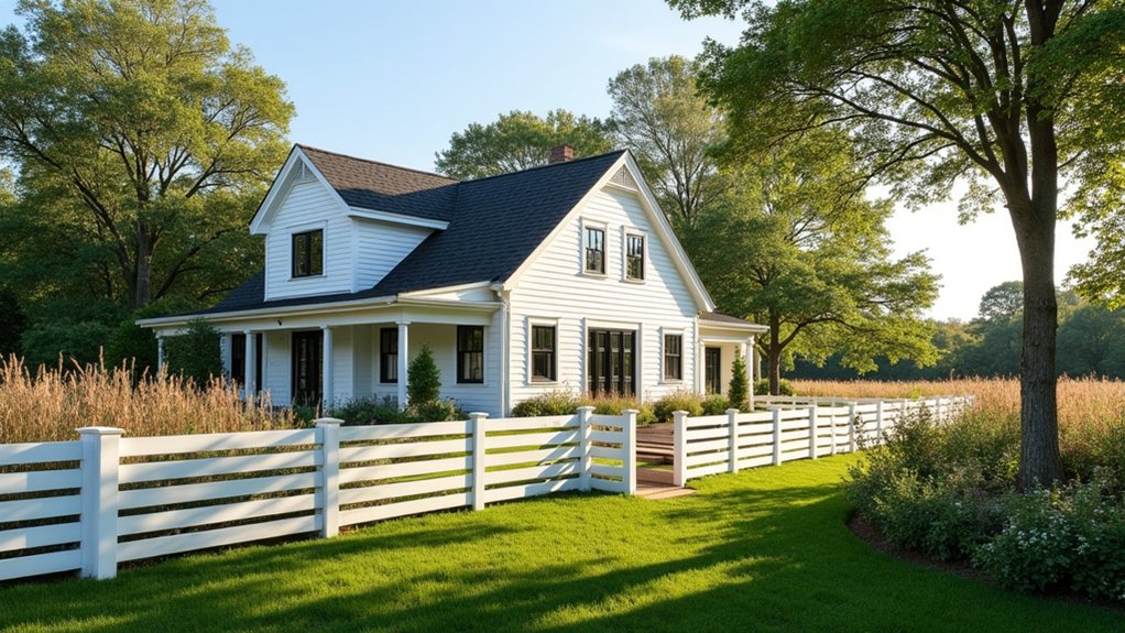 24 Modern Farmhouse Fence Ideas That Frame The Home Perfectly
