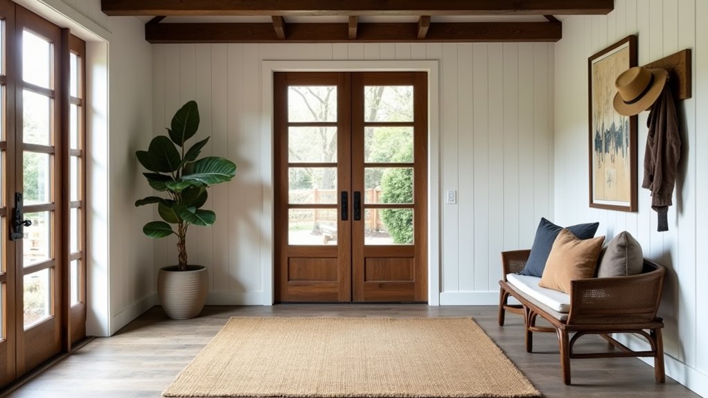 21 Modern Farmhouse Entryway Ideas That Make A Statement