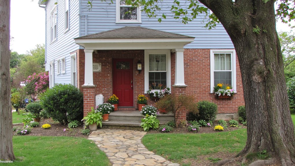 22 Colonial House Exterior Brick And Siding Combos That Work Well