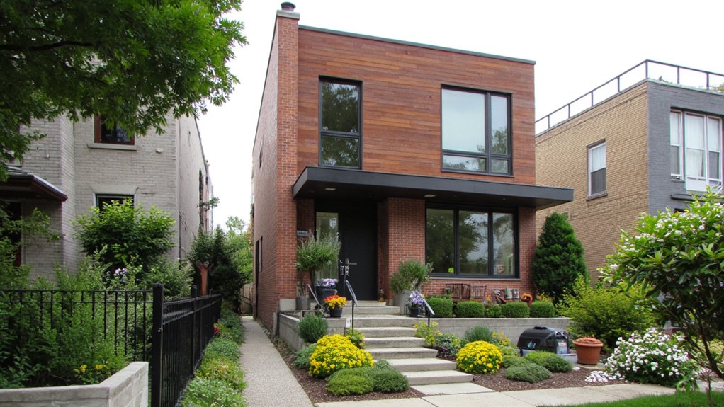 23 Modern House Exterior Narrow Lot Designs That Work Smartly