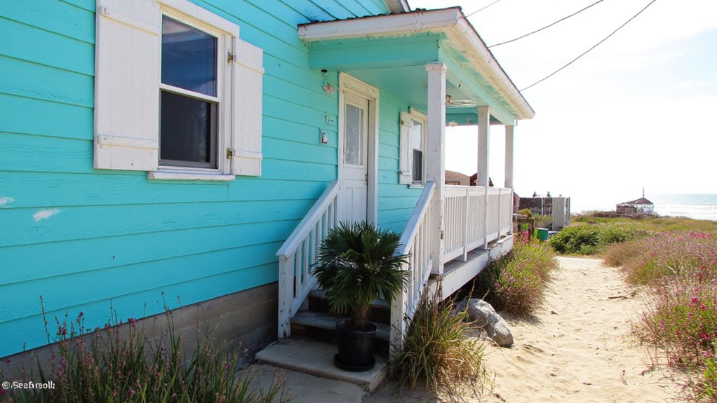 21 Vibrant Turquoise Beach House Exterior Ideas For A Fun Coastal Touch
