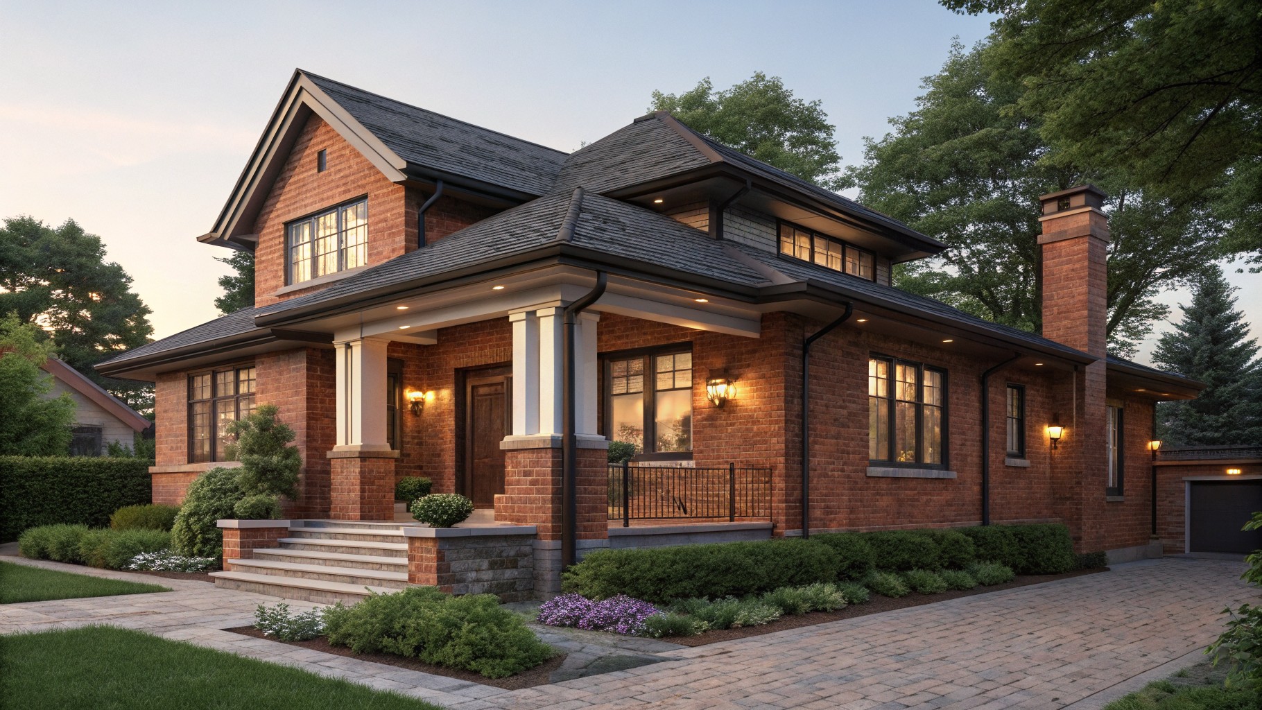 12 Unique Painted Red Brick House Exterior Ideas That Turn Heads