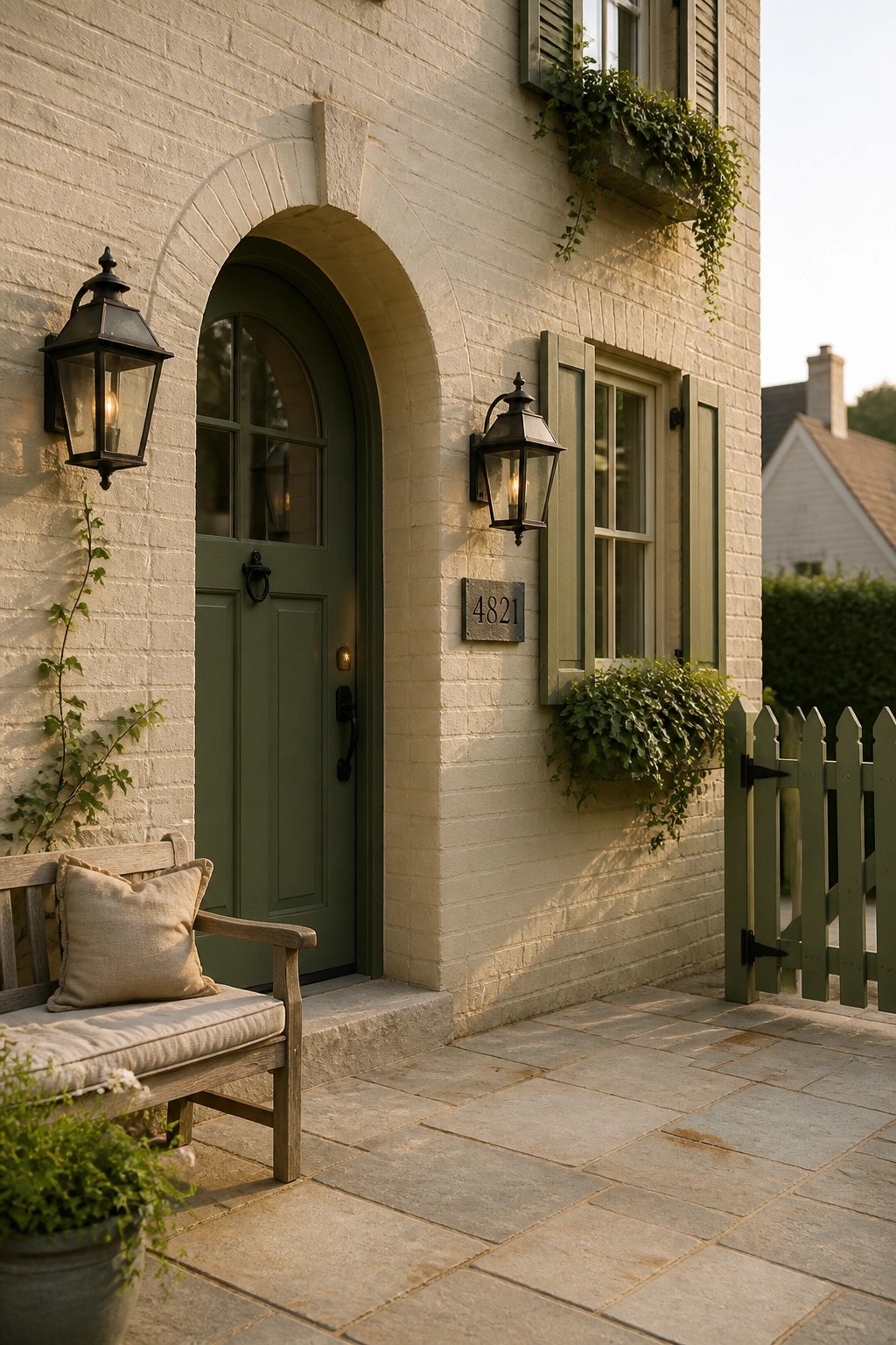 18 Cream Farmhouse Exterior Colors That Feel Warm and Inviting