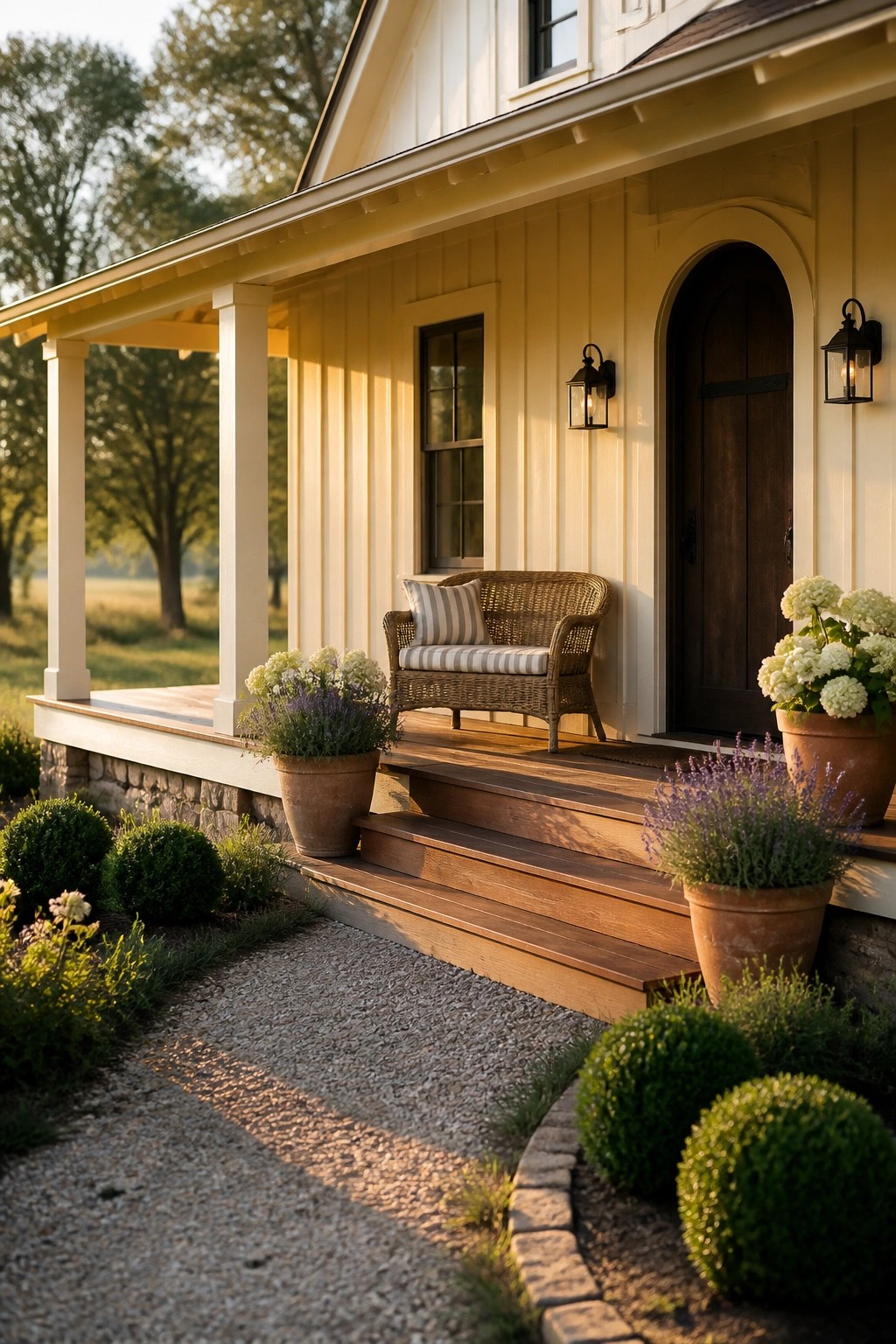 18 Cream Farmhouse Exterior Colors That Feel Warm and Inviting